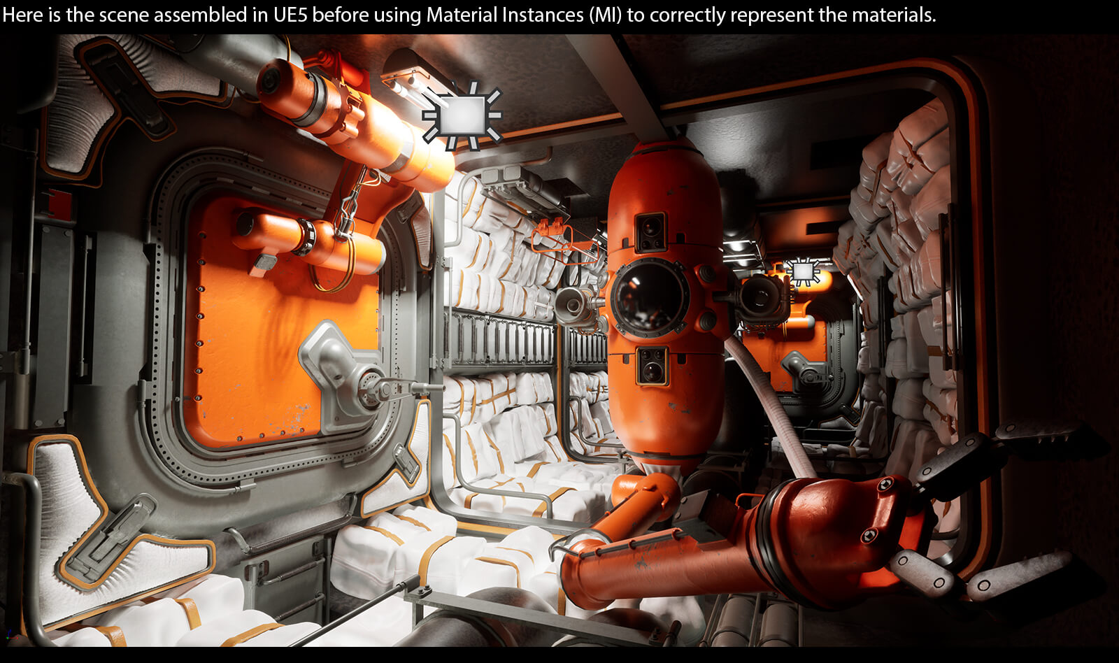 案例:使用Maya和UE5设置太空站模块化环境-Renderbus瑞云渲染