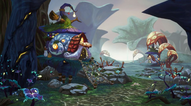 3D Coat创造「魔兽世界风格环境」案例-Renderbus瑞云渲染